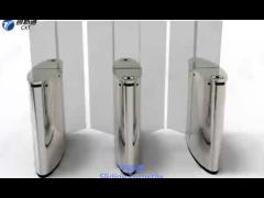Stainless Steels Self Protection Sliding Gate Turnstile Acrylic Swing Barrier Gate