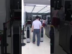 Airport Flap Barrier Gate 550mm Passage Width 201 Stainless Steel For Outdoor