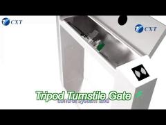 vertical tripod turnstile gate stainless steel with tcp/ip communication interface