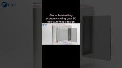 Global best-selling economic swing gate 3D fully automatic design and production #kitchen