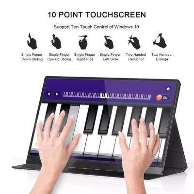 China 60Hz 15.6 Inch Monitor Portable Touchscreen High Contrast For Gaming for sale