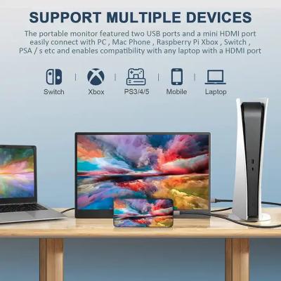 Китай Двойной тройной ноутбук USB внешний монитор дисплей расширитель IPS LCD панель 14,0 дюйма продается