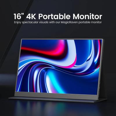 Cina UHD IPS Telefono Laptop schermo esterno monitor portatile 4k 17,3 pollici in vendita