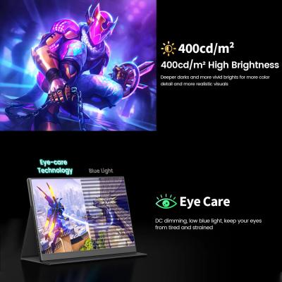 Cina UHD IPS Telefono Laptop schermo esterno monitor portatile 4k 17,3 pollici in vendita