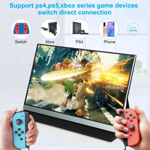 Quality ODM USB C Mini HDMI Gaming Portable LCD Display Liquid Crystal Dual Monitor for sale