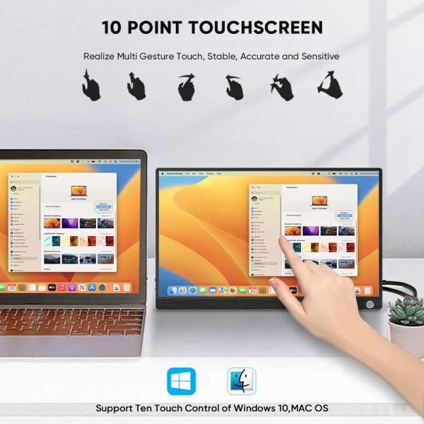 1080P FHD ゲーム USB ポータブル タブレット ラップトップ 外部画面拡張器 14 インチ