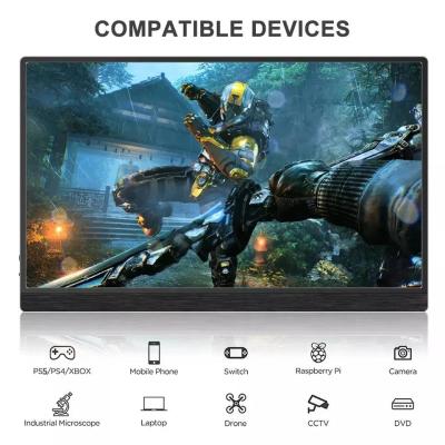 China Touchscreen Externe 15,6 inch draagbare monitor HDMI LCD Voor PS5 ODM Te koop