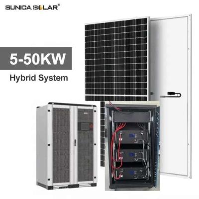Cina Sistema a energia solare ibrido di Smart 15kwh 25kwh PV fuori da fotovoltaico solare di griglia in vendita