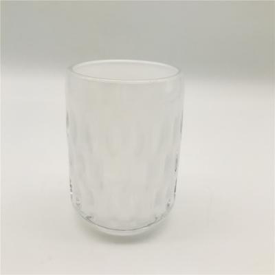 China Luxurious Glass Bath Accessories Set With Sustainable Frosted White for sale
