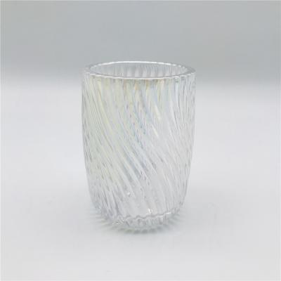 China Iridescence Glass Bathroom Accessories Set Swirl For home hotel usage for sale