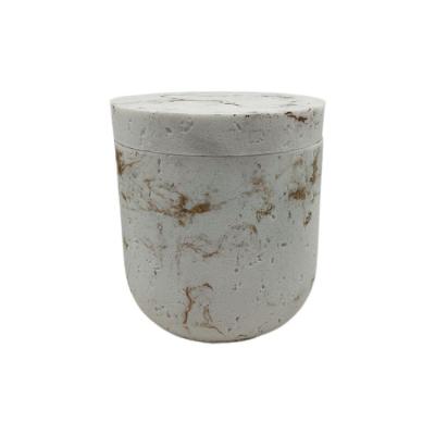 Cina Marmo Stampa Look Pietra di sabbia Accessori da bagno Set per la pulizia del bagno in vendita