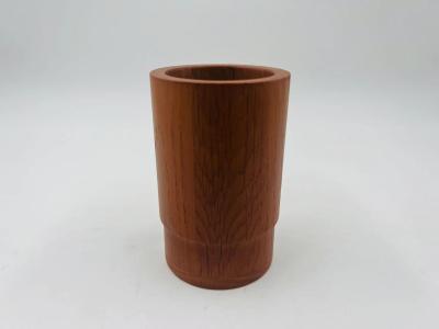 Κίνα Brown OAK Bathroom Countertop Accessories Set Στρογγυλό σχήμα Μαύρη αντλία προς πώληση