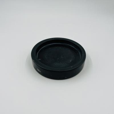 Cina Natura Nera Con Nero Margiua Bagno In Marmo Confezione Rotonda Dispensatore Di Sapone Per Mani In Marmo in vendita
