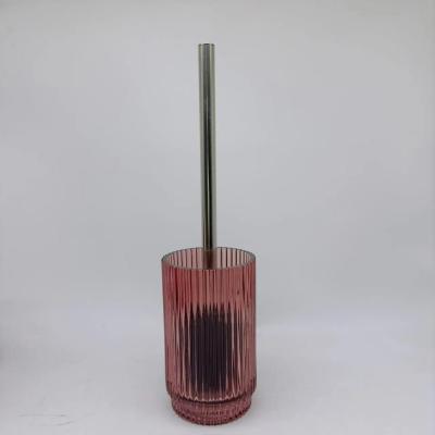 Cina Accessoari per bagno di forma rotonda con strisce verticale a nervatura in vendita