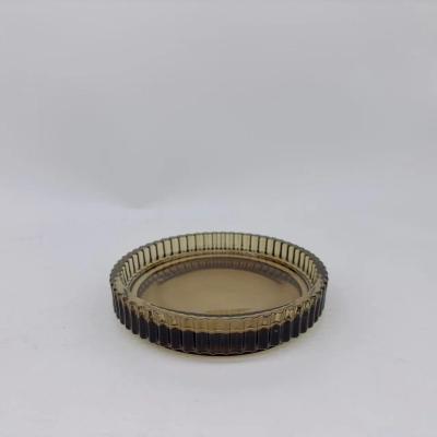 Cina Accessoari per bagno di forma rotonda con strisce verticale a nervatura in vendita