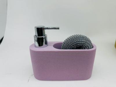 Cina Dispenser di sapone da cucina 2N1 con palla di pulizia e lozione per il corpo in vendita