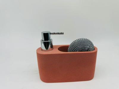 Cina Dispenser di sapone da cucina 2N1 con palla di pulizia e lozione per il corpo in vendita