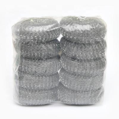 China 50G*10pcs Big Pack Zinc Coated Scrubber/Galvanize Wire Mesh Pot Scourer  / Scouring Pad for Kitchen Pot Cleaning for sale
