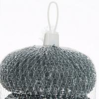 Quality Zinc Coated Scourer with Galvanized Wire /pot Scrubber with Net Bag Packing for sale