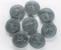 Quality Zinc Coated Wire Mesh Scourer Cleaning Scourer Ball /galvanized Steel for sale