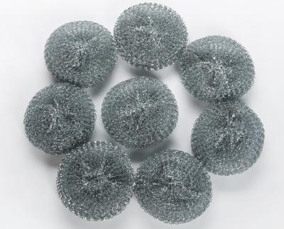 China Zinc Coated Wire Mesh Scourer  Cleaning Scourer  Ball /galvanized Steel for sale