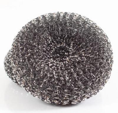 China Scourer With Galvanized Stainless Steel GI Mesh Scourer Cleaning Ball for sale