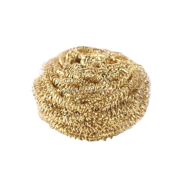 Quality H65 Brass Scourer Pads Copper Scrubber for Kitchen Cleaning for sale