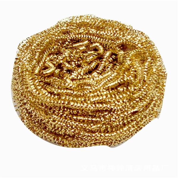 Quality Brass Scrubber Amazing Quality Copper H62/H65 Brass Spiral Cleaning Scourer for Kitchen with Anti-bacterial Effect for sale