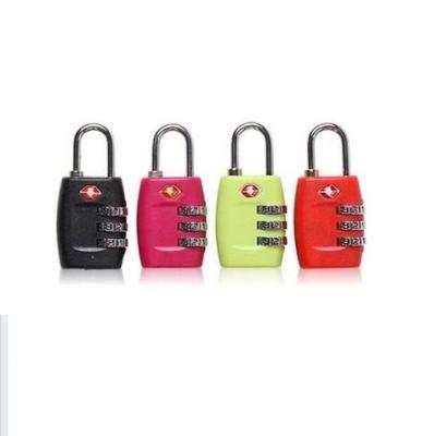 China Zinc Alloy TSA 4-digital  travel lock& Fashion Design orange Tsa Luggage Lock& 69.5g Tsa Bag Number Lock for sale