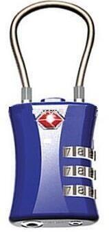 China TSA 3-digit travel bag accessories lock plastic material for sale
