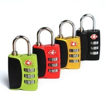 China hand bag TSA zinc alloy lock with number for sale