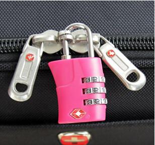 China TSA 3-digit travel bag accessories lock for sale