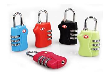China TSA 3-digit travel bag accessories lock for sale