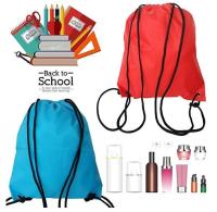 China Waterproof  Polyester SCG 600D 160gsm Draw String Bag for sale