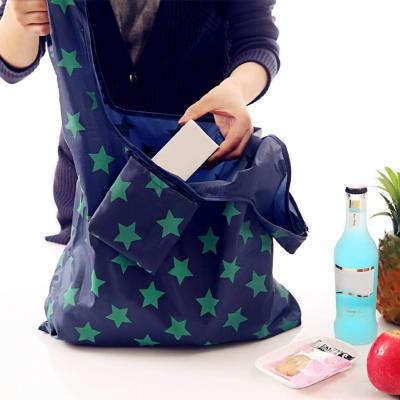 China Picknick 40cmx50cm 30cm 190T Nylon die het Winkelen Zak vouwen Te koop
