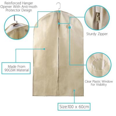 Cina Il nero di affari ha imbottito la copertura non tessuta del vestito di 80gsm 60x100cm in vendita