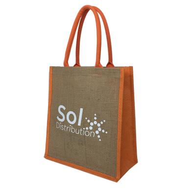 Cina 380gsm tela di iuta Tote Bag in vendita