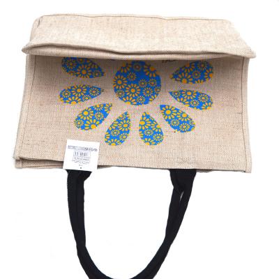中国 買物をするリネン30x40cmの50cm Hessian買い物袋 販売のため