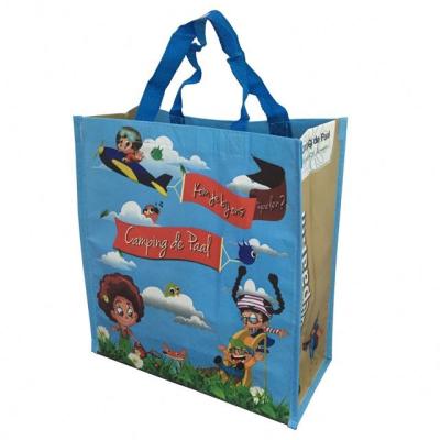 Cina 4 borsa di stampa a colori 2.5x60cm 30x10x40cm 120gsm RPET in vendita