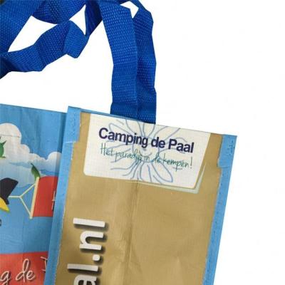 Cina 4 borsa di stampa a colori 2.5x60cm 30x10x40cm 120gsm RPET in vendita