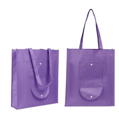 Cina 80gsm borsa non tessuta pieghevole stampata di TNT 35x12x40cm in vendita
