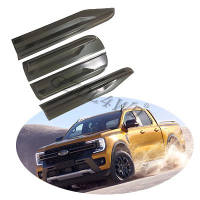 China 4x4 Auto Body Kits Door Moulding For Ford Ranger 2022 ABS Black for sale