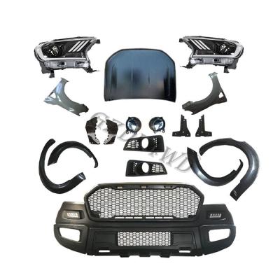 China Front Bumper Wide Car Body Kits For Ranger  T6 T7 2015+ PP Material for sale