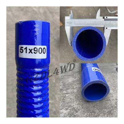 中国 LLDPE 4x4 カーシュノーケル 空気吸入シュノーケル ジミー 2019 2020 青色高温シリコンパイプ 販売のため