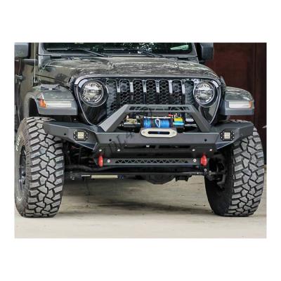 China Steel Car Front Bumper For Wrangler Gladiator 2024 Front Bull Bar for sale