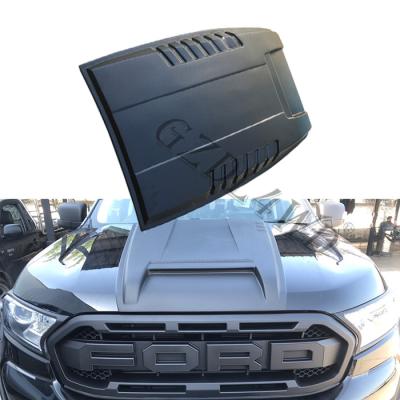 Cina Copertura nera opaca del mestolo del cappuccio dell'automobile per il guardia forestale T8 2018 di Ford 2019 2020 in vendita