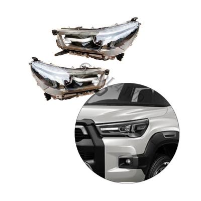 Cina I fari dell'automobile sono adatto al faro di ringiovanimento del viso LED dei corredi del corpo 4x4 di Toyota Hilux 2021 in vendita