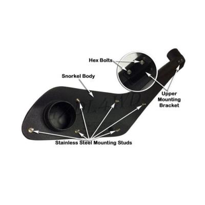 Cina 2019 in avanti prese d'aria Kit Air Intake Snorkel System di Ford Ranger PX MK3 4x4 in vendita
