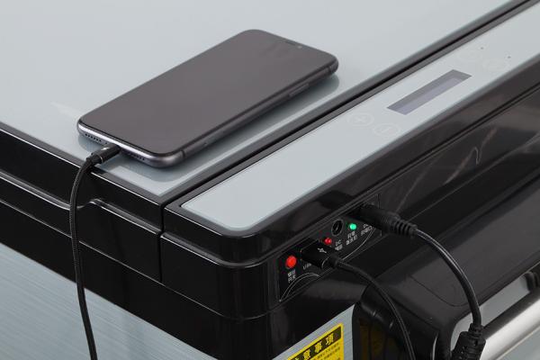 Quality Battery Powered Solar Fridge 30L Camping Freezer Car Cooler Fast Cooling for sale