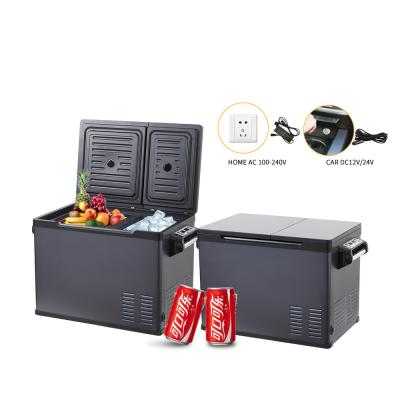 Cina Frigorifero portatile per camion senza CFC 50L Grande capacità DC 12V 24V Freezer per auto in vendita